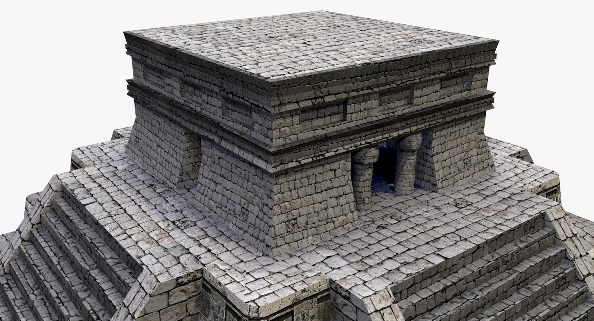 Mayan Pyramid - Chichen Itza 3d Model