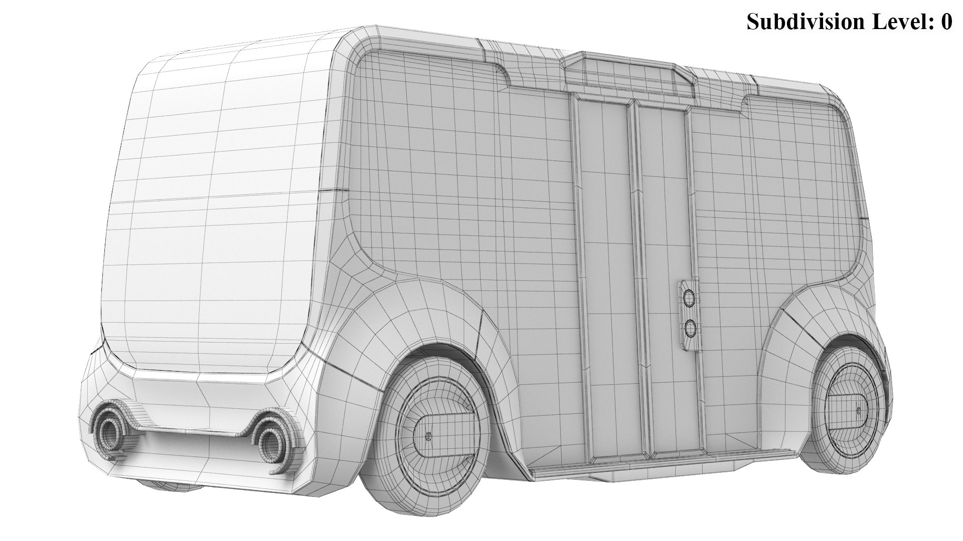 3D Model Self Driving Electric Bus - TurboSquid 1934140