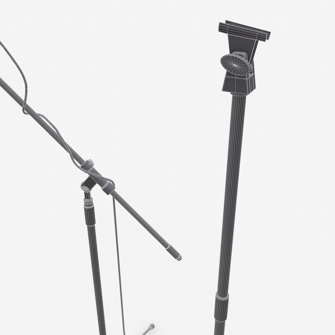 3D Model Microphone Stand - TurboSquid 1656240