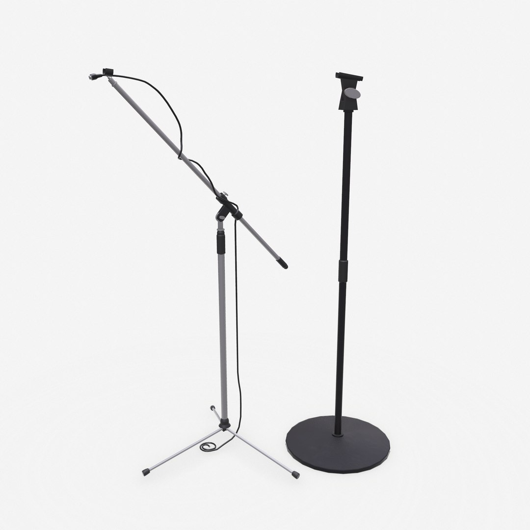 3D Model Microphone Stand - TurboSquid 1656240