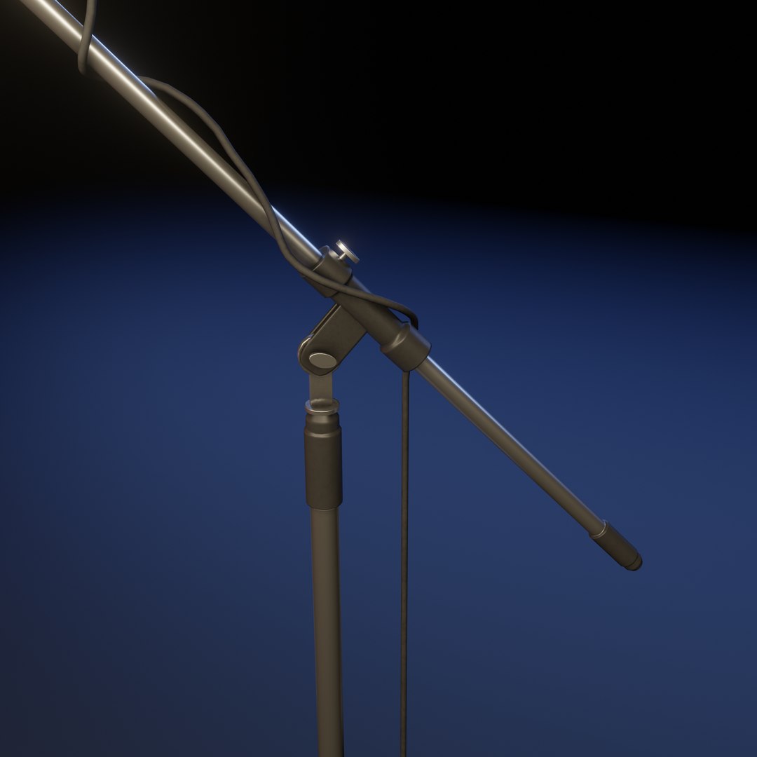 3D Model Microphone Stand - TurboSquid 1656240