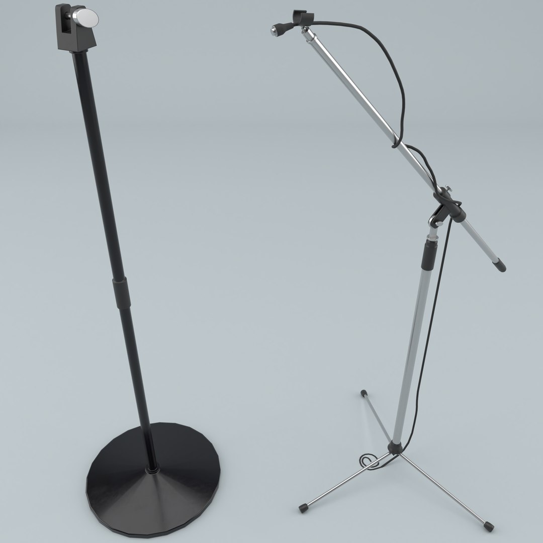 3D Model Microphone Stand - TurboSquid 1656240