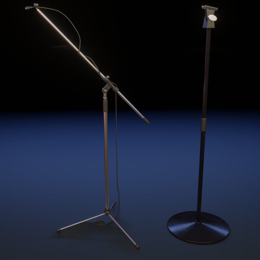 3D Model Microphone Stand - TurboSquid 1656240