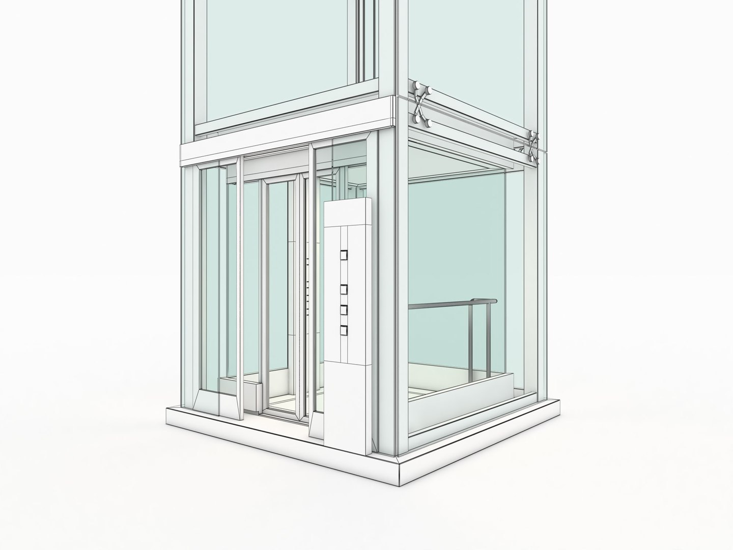 Elevator Model - TurboSquid 1725426