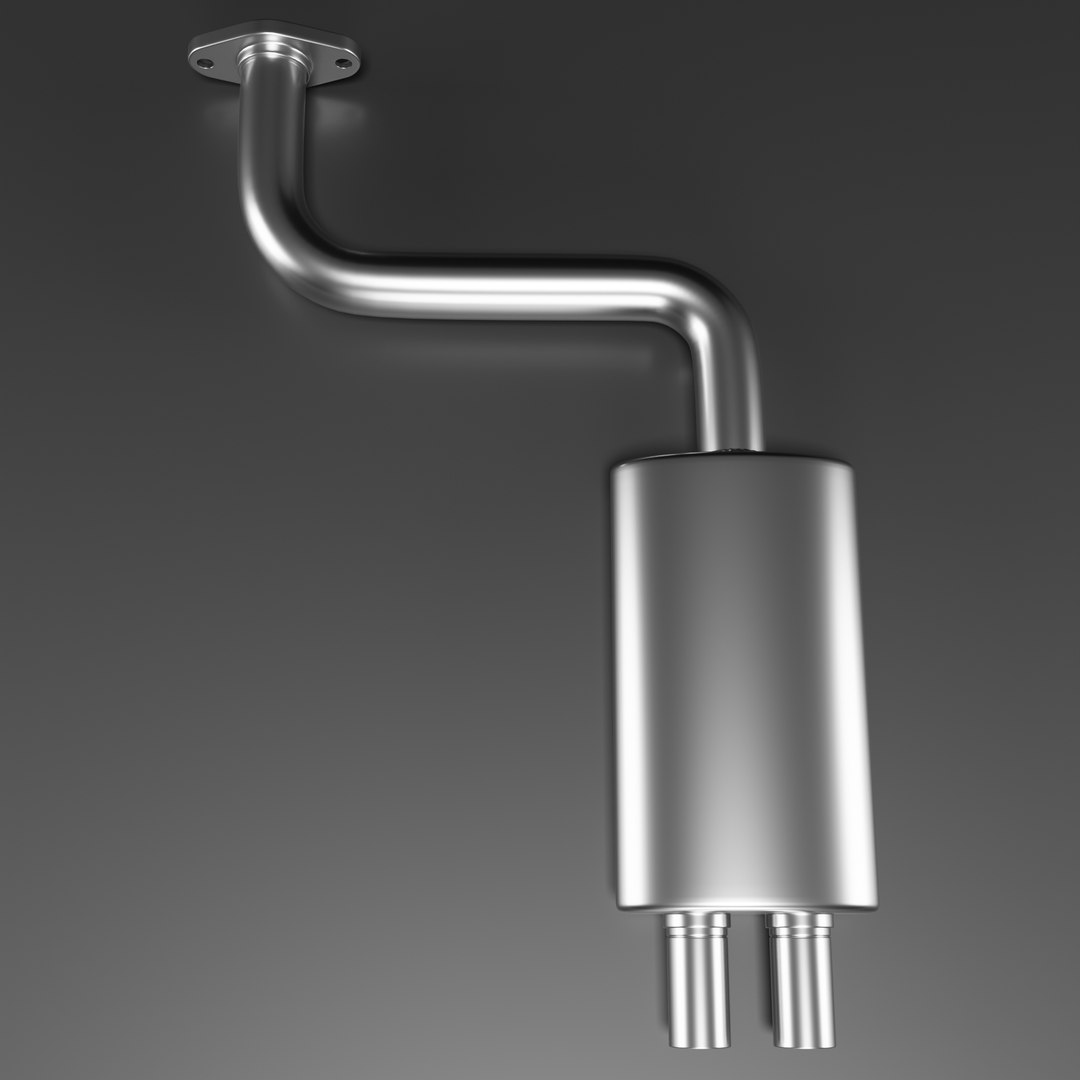 3D Car Exhaust Pipe Model - TurboSquid 2100827