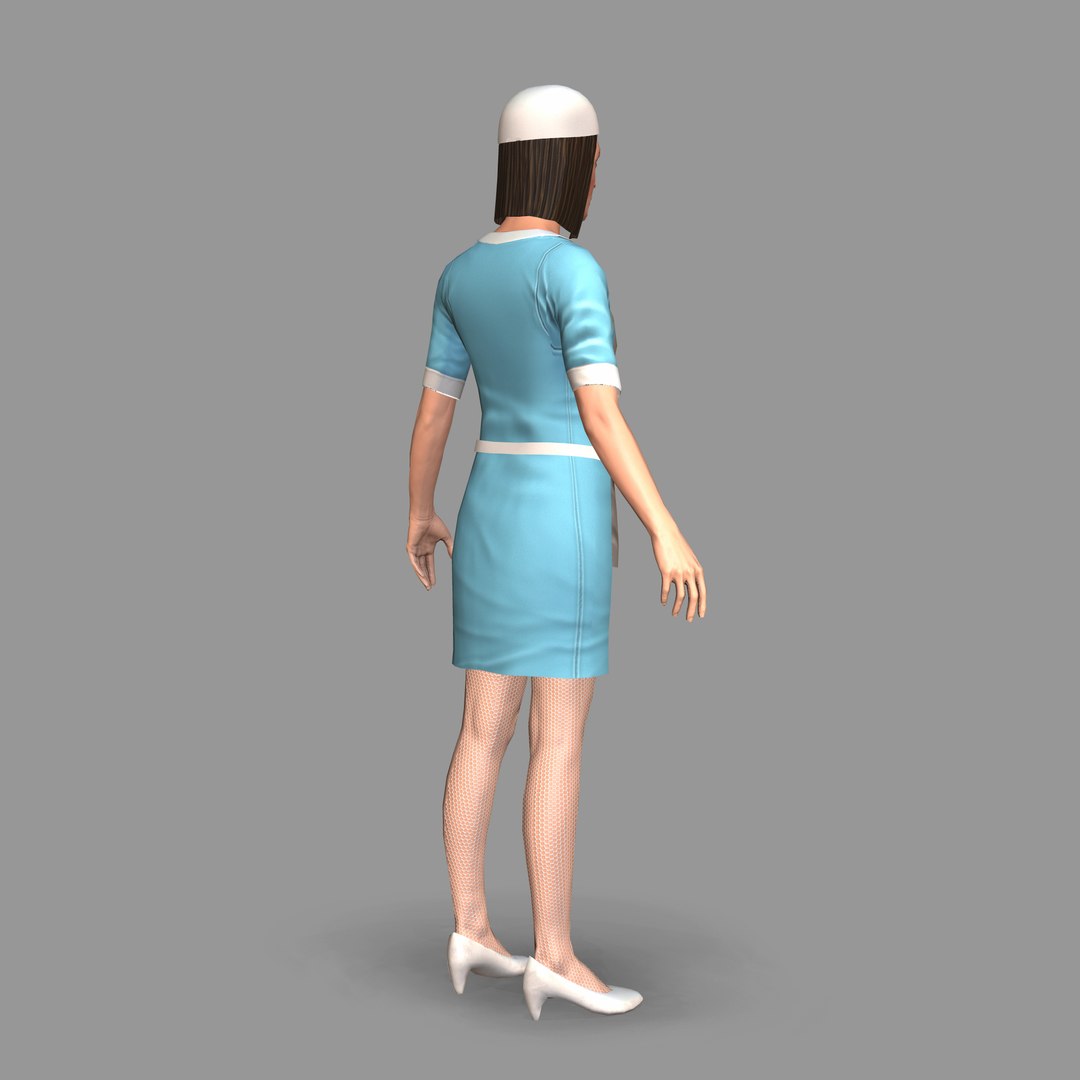 Rigged Nurse 3D Model - TurboSquid 1290943