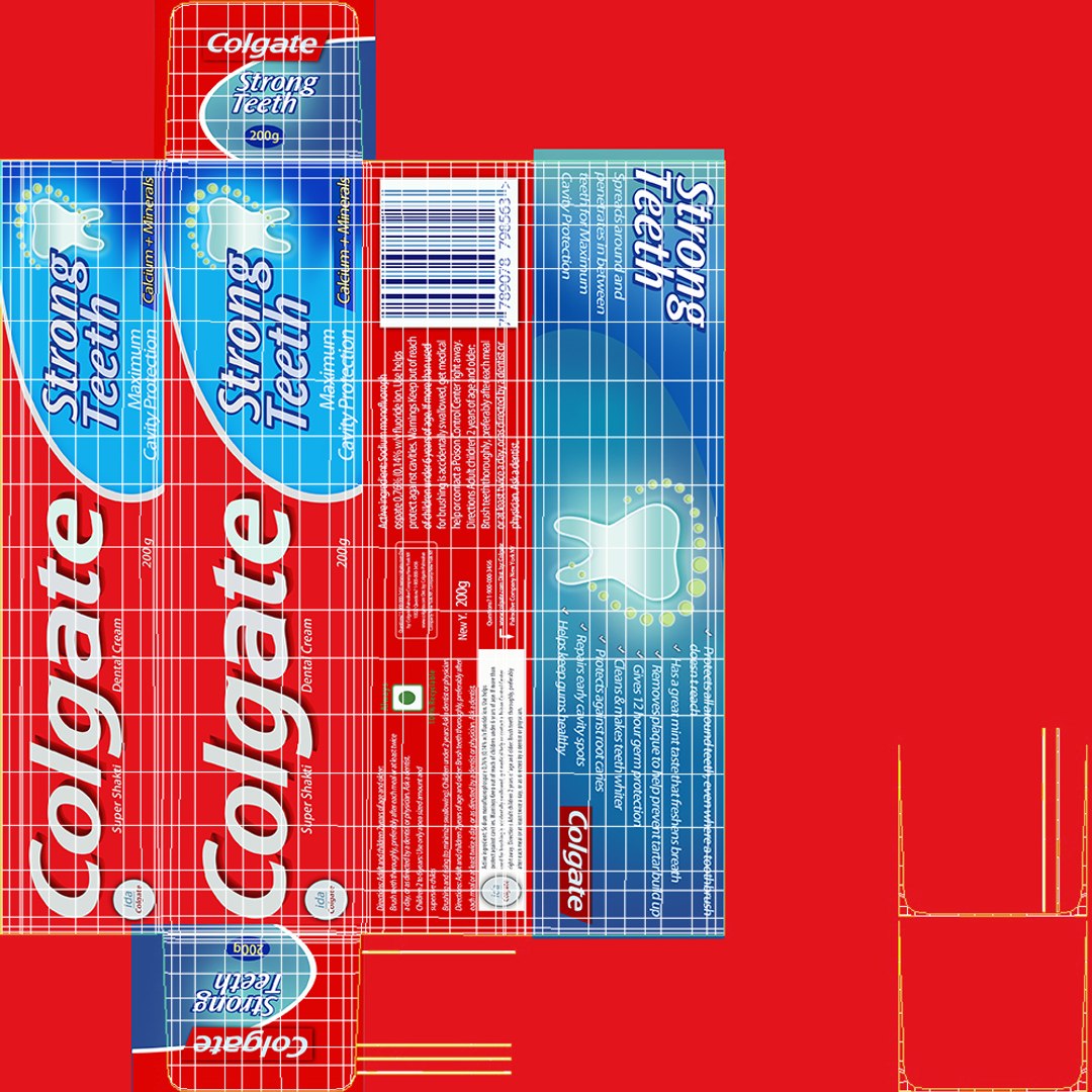 3D model colgate toothpaste - TurboSquid 1269817