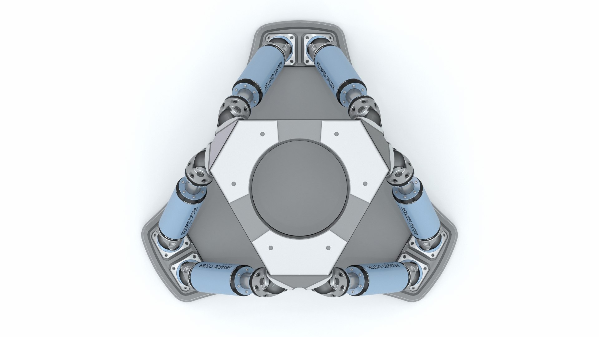 Hexapod Platform 3D Model - TurboSquid 1428397