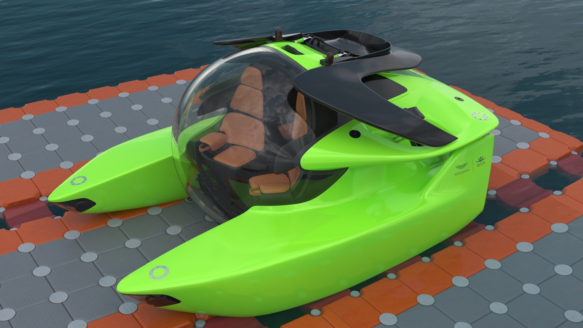 3D Aston Martin Submarine Modular Pontoon Floating Model - TurboSquid ...