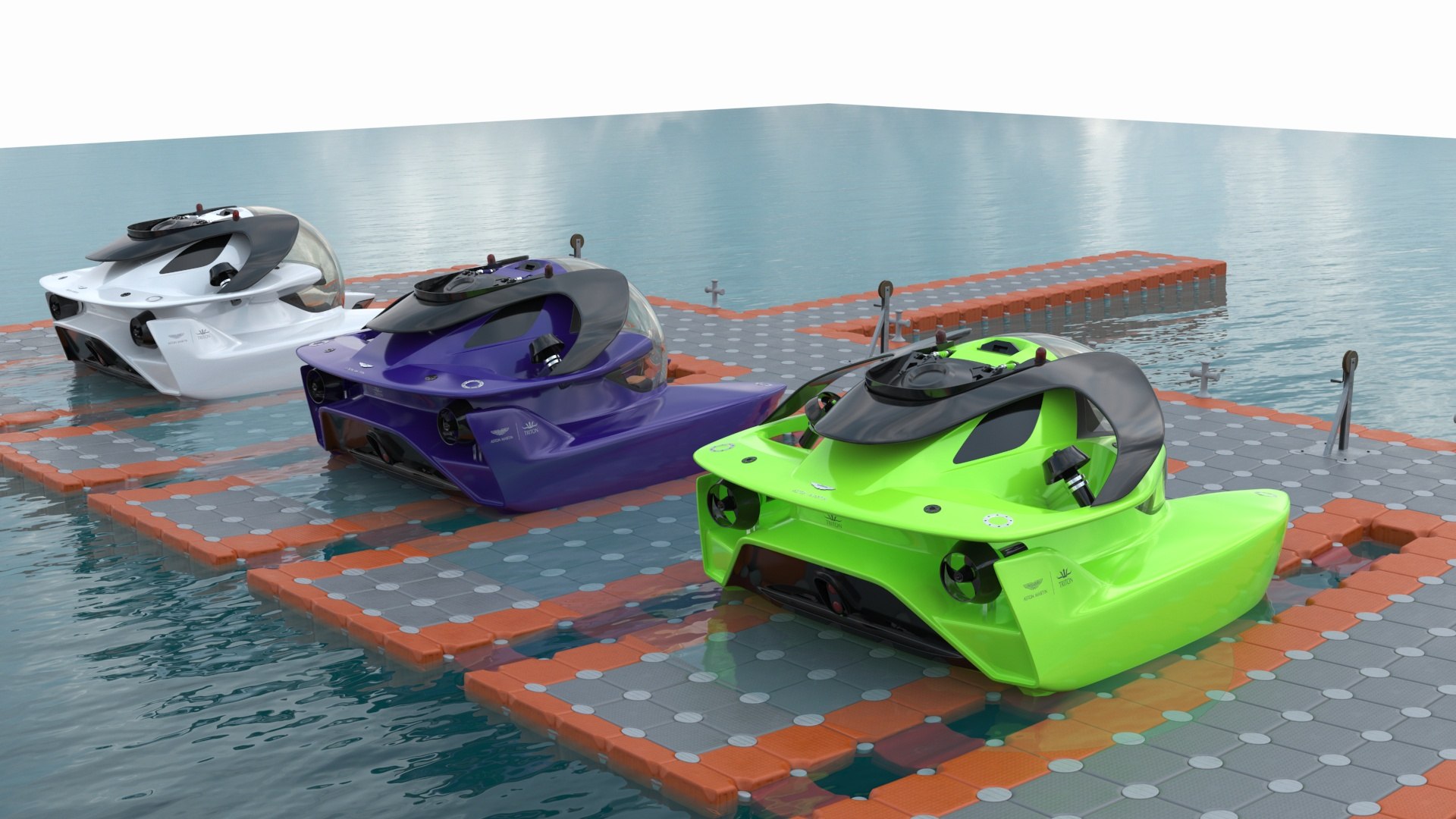 3D Aston Martin Submarine Modular Pontoon Floating Model - TurboSquid ...