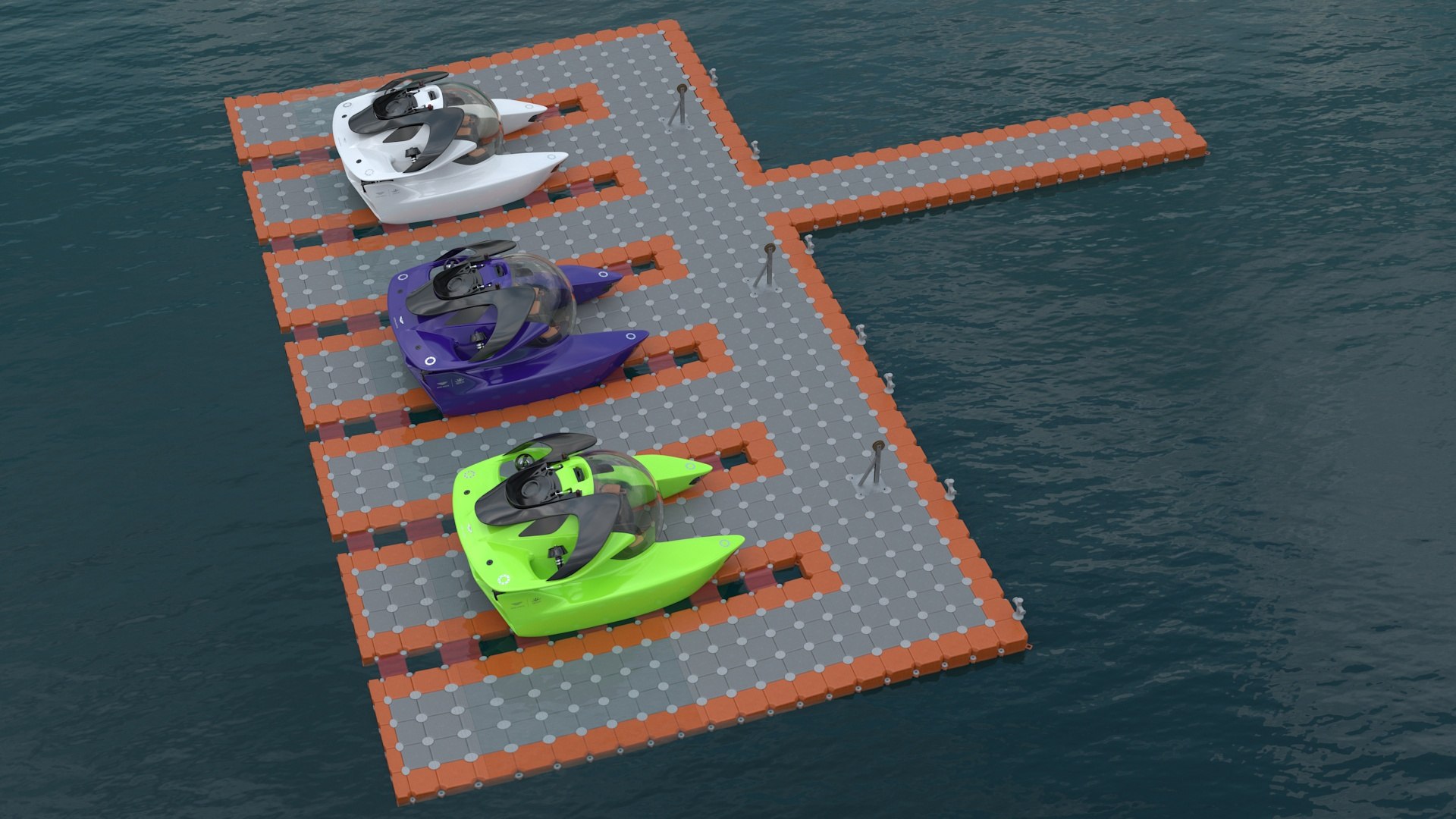 3D Aston Martin Submarine Modular Pontoon Floating Model - TurboSquid ...