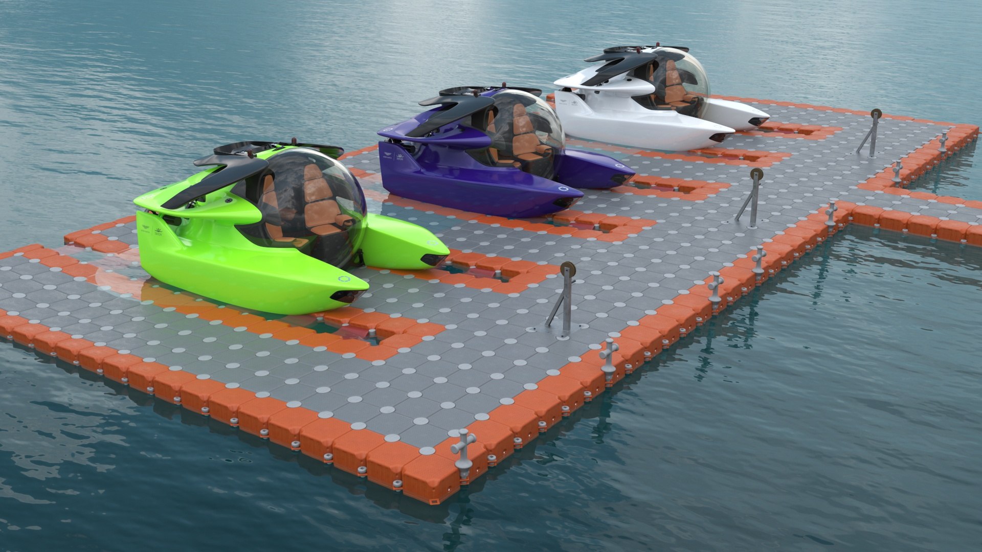 3D Aston Martin Submarine Modular Pontoon Floating Model - TurboSquid ...