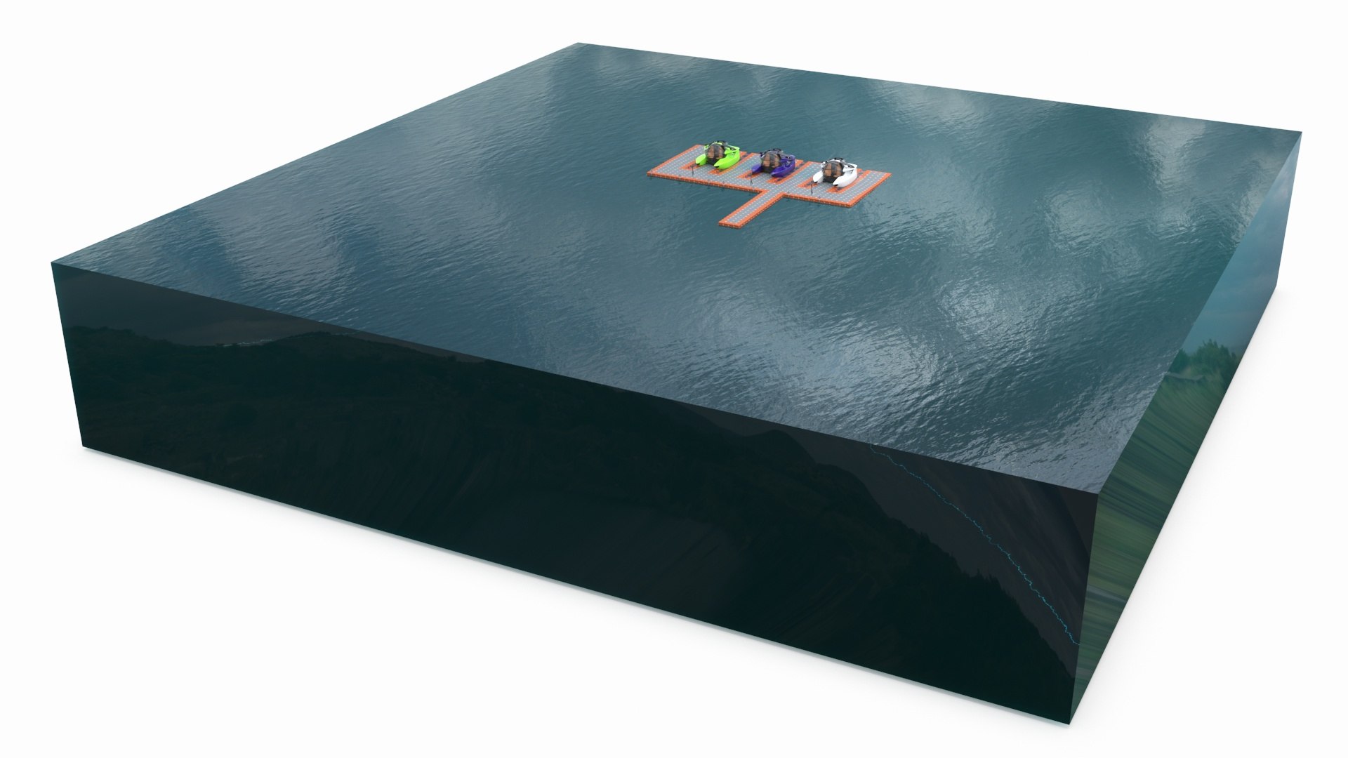 3D Aston Martin Submarine Modular Pontoon Floating Model - TurboSquid ...
