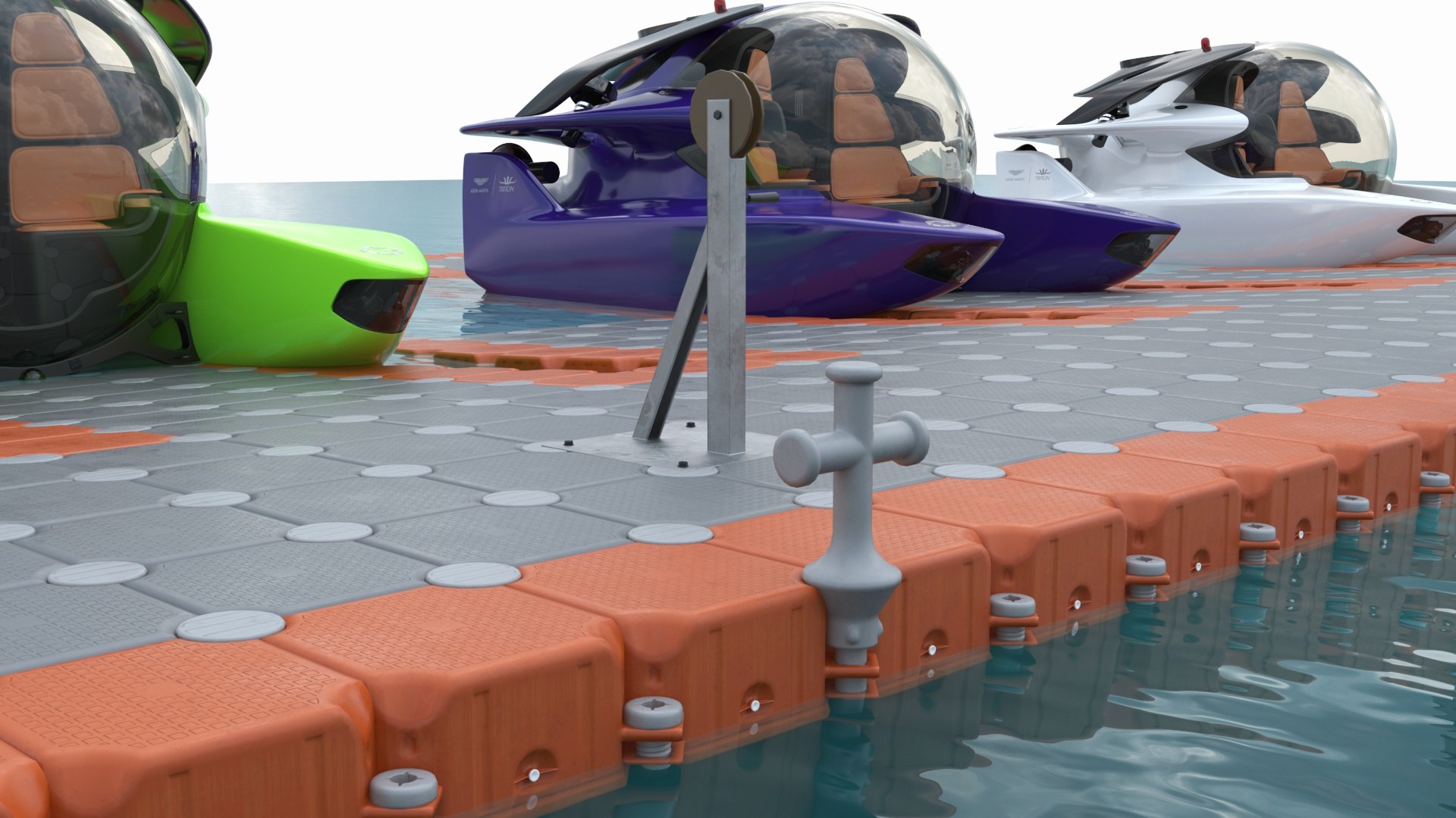 3D Aston Martin Submarine Modular Pontoon Floating Model - TurboSquid ...