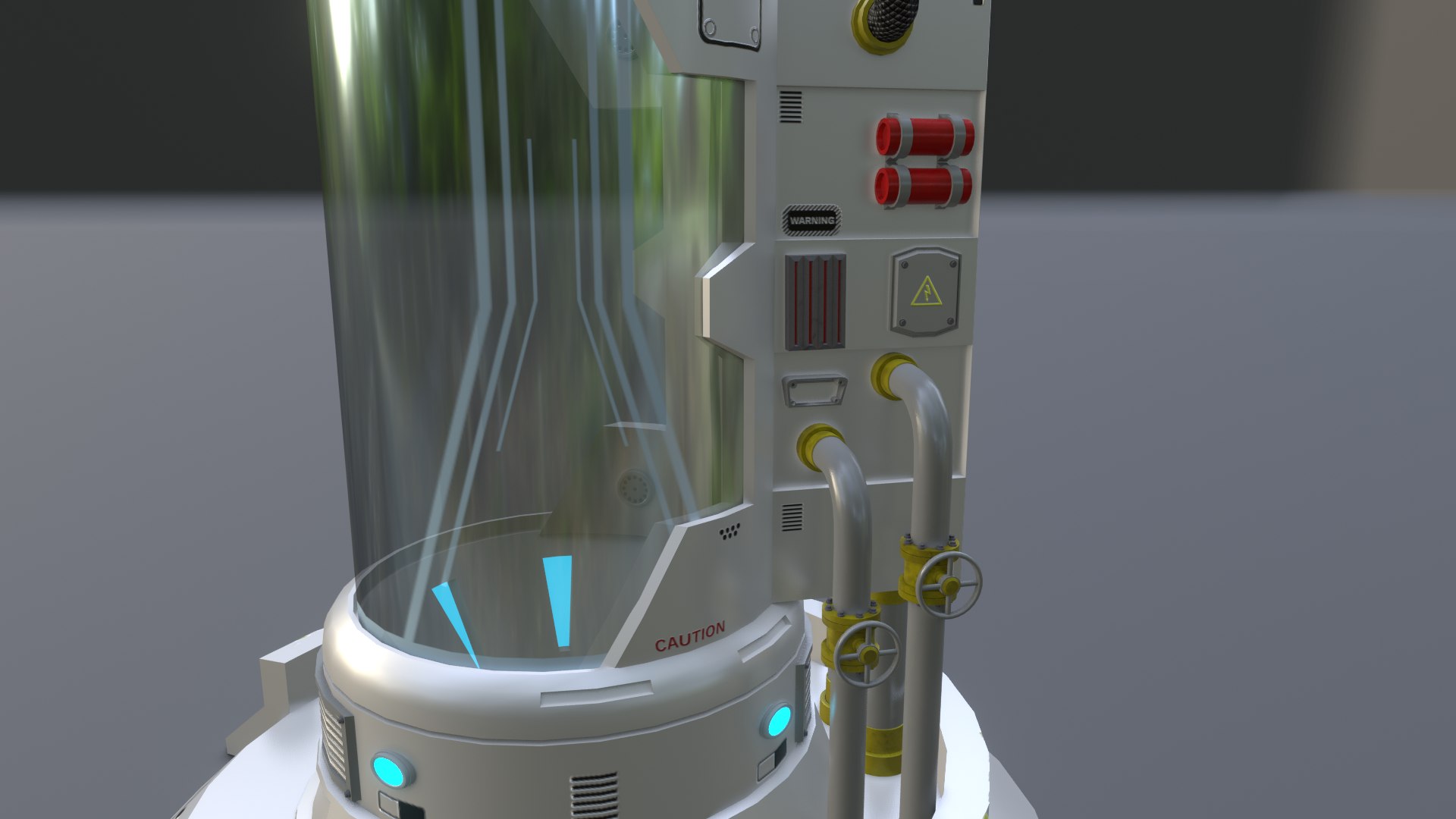 Scifi Cryopod - Capsule 3D Model - TurboSquid 2034297