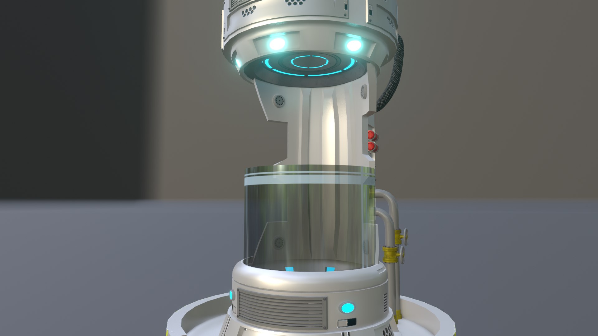 Scifi Cryopod - Capsule 3D Model - TurboSquid 2034297
