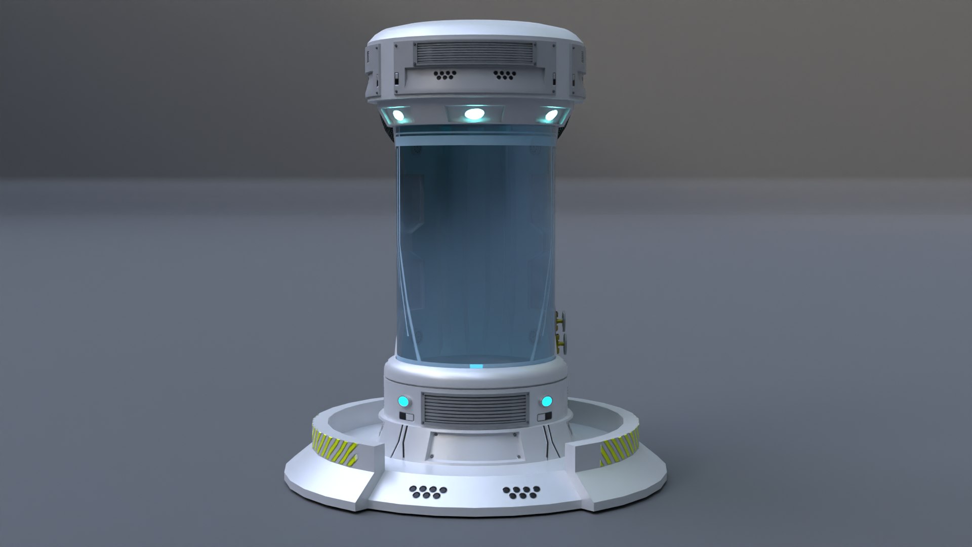 Scifi Cryopod - Capsule 3D Model - TurboSquid 2034297