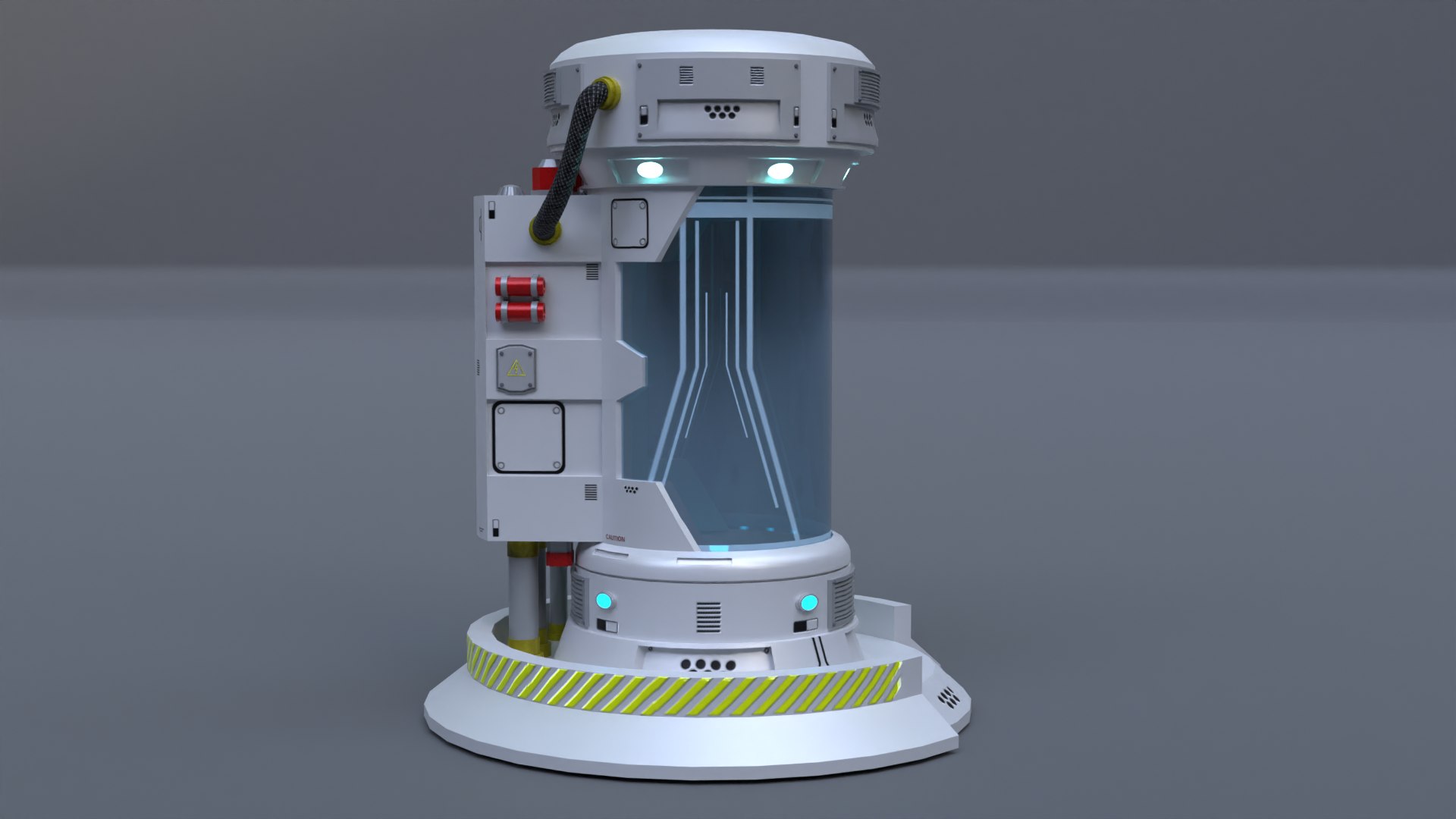 Scifi Cryopod - Capsule 3D Model - TurboSquid 2034297