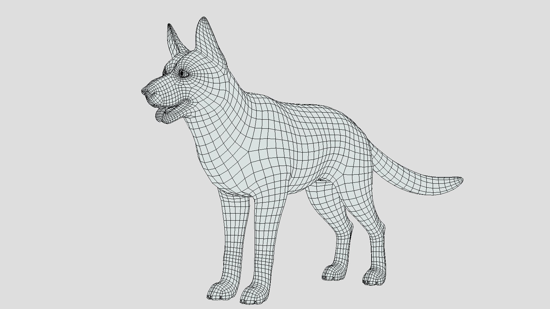 3D Cartoon Dog - Shepherd Model - TurboSquid 2256392