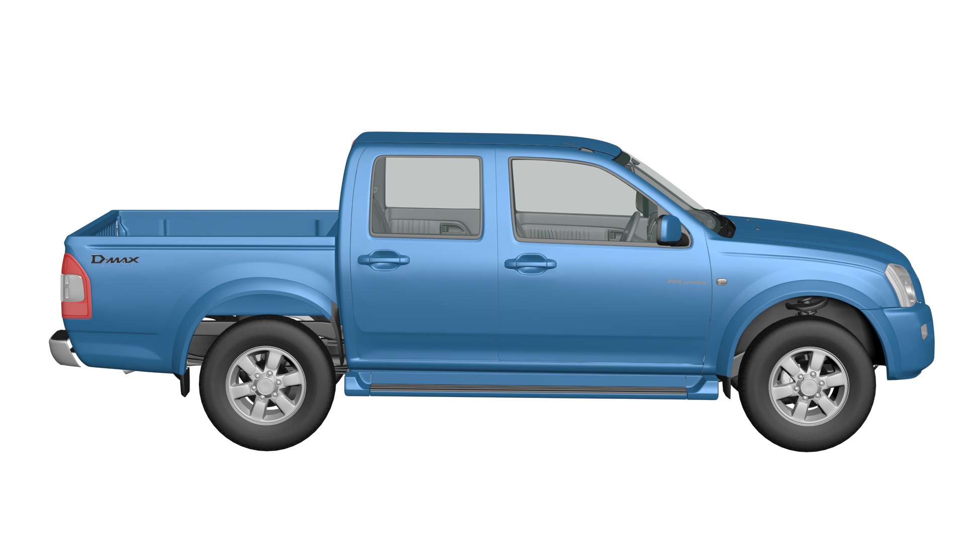 Isuzu D-Max 2004 4Cab Hi-Lander With Interior 3D Model - TurboSquid 2487313