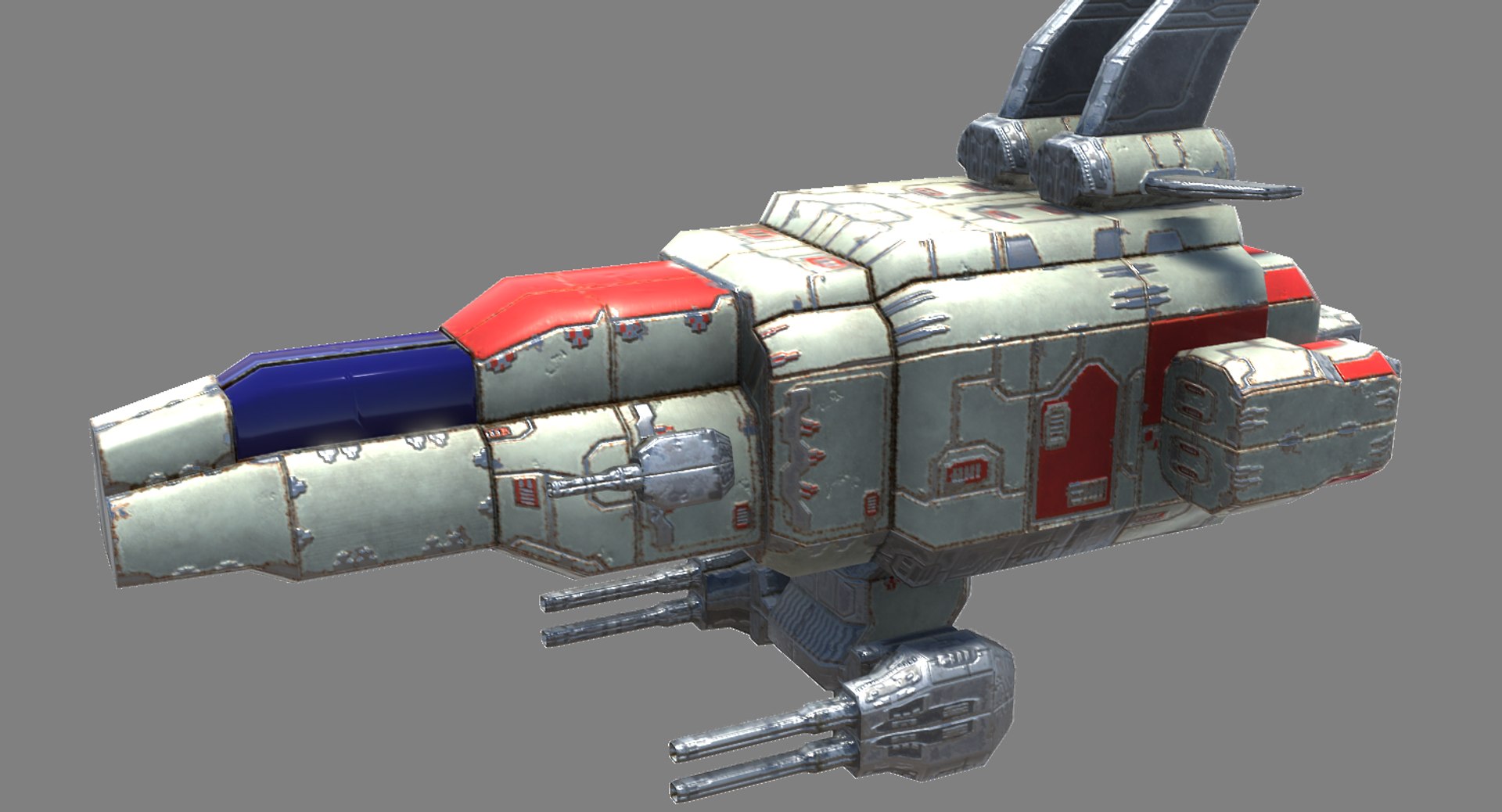 3D Heavy Fighter - TurboSquid 1435024