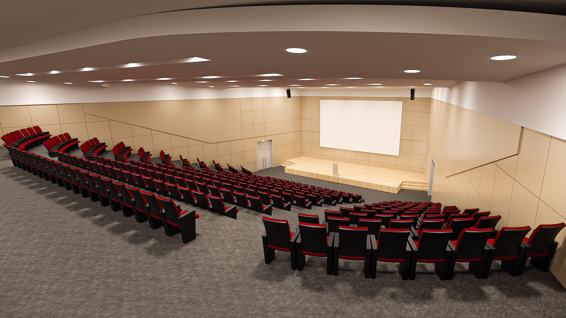 Auditorium 5 3D model - TurboSquid 2094045