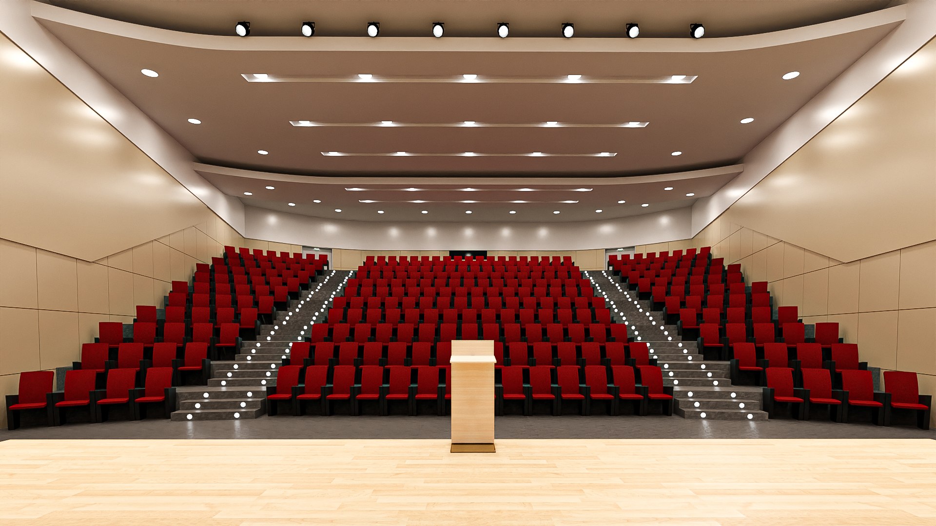 Auditorium 5 3D model - TurboSquid 2094045