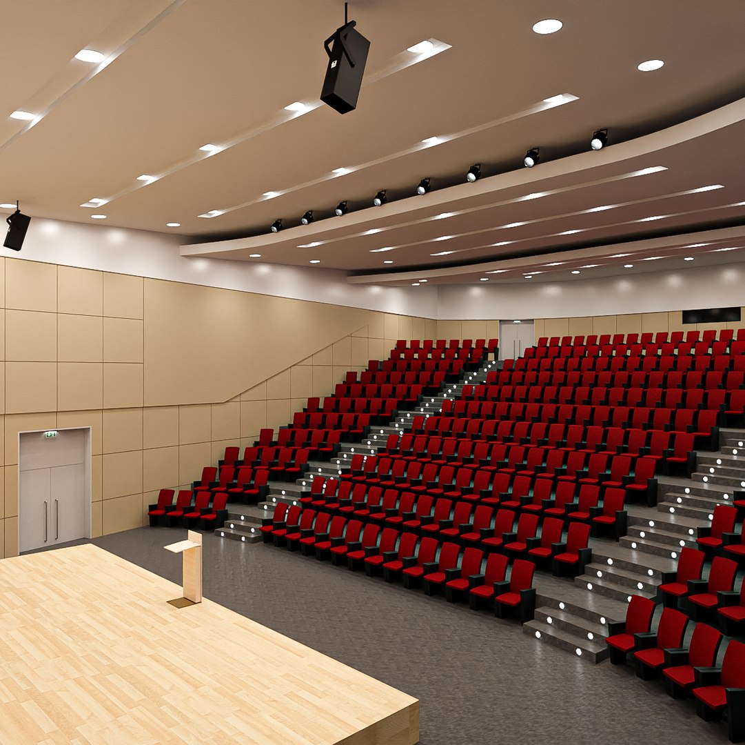 Auditorium 5 3D model - TurboSquid 2094045