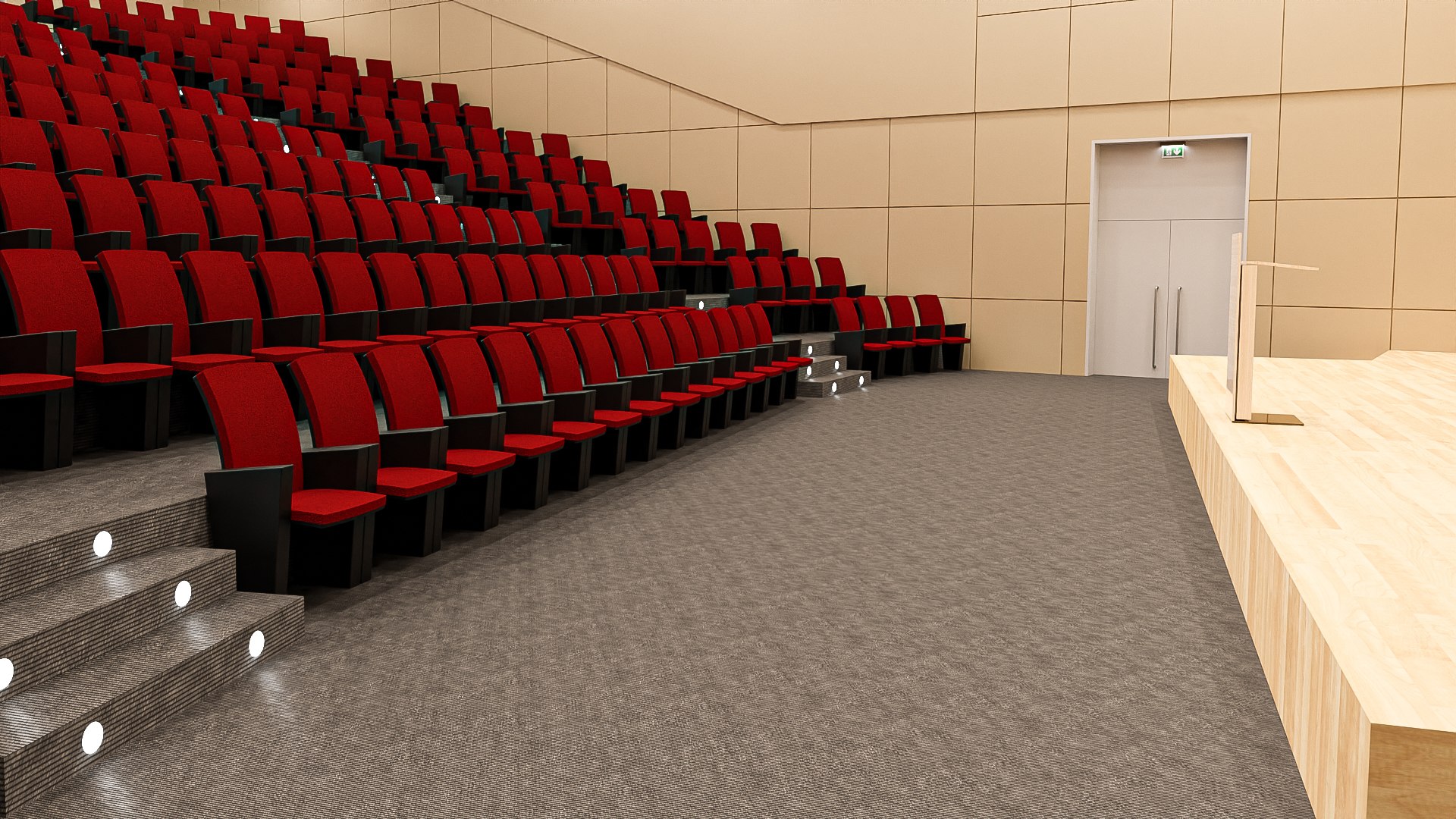 Auditorium 5 3D model - TurboSquid 2094045