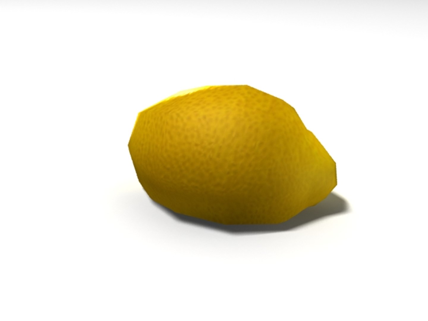 3d obj lemon
