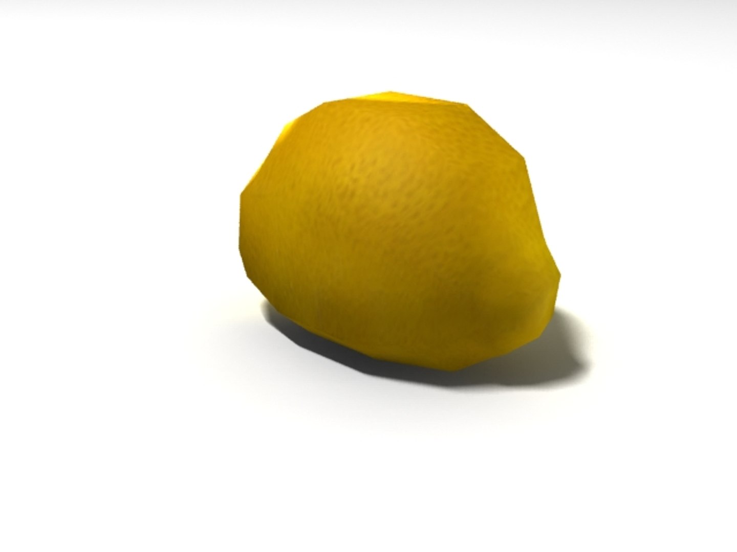 3d obj lemon