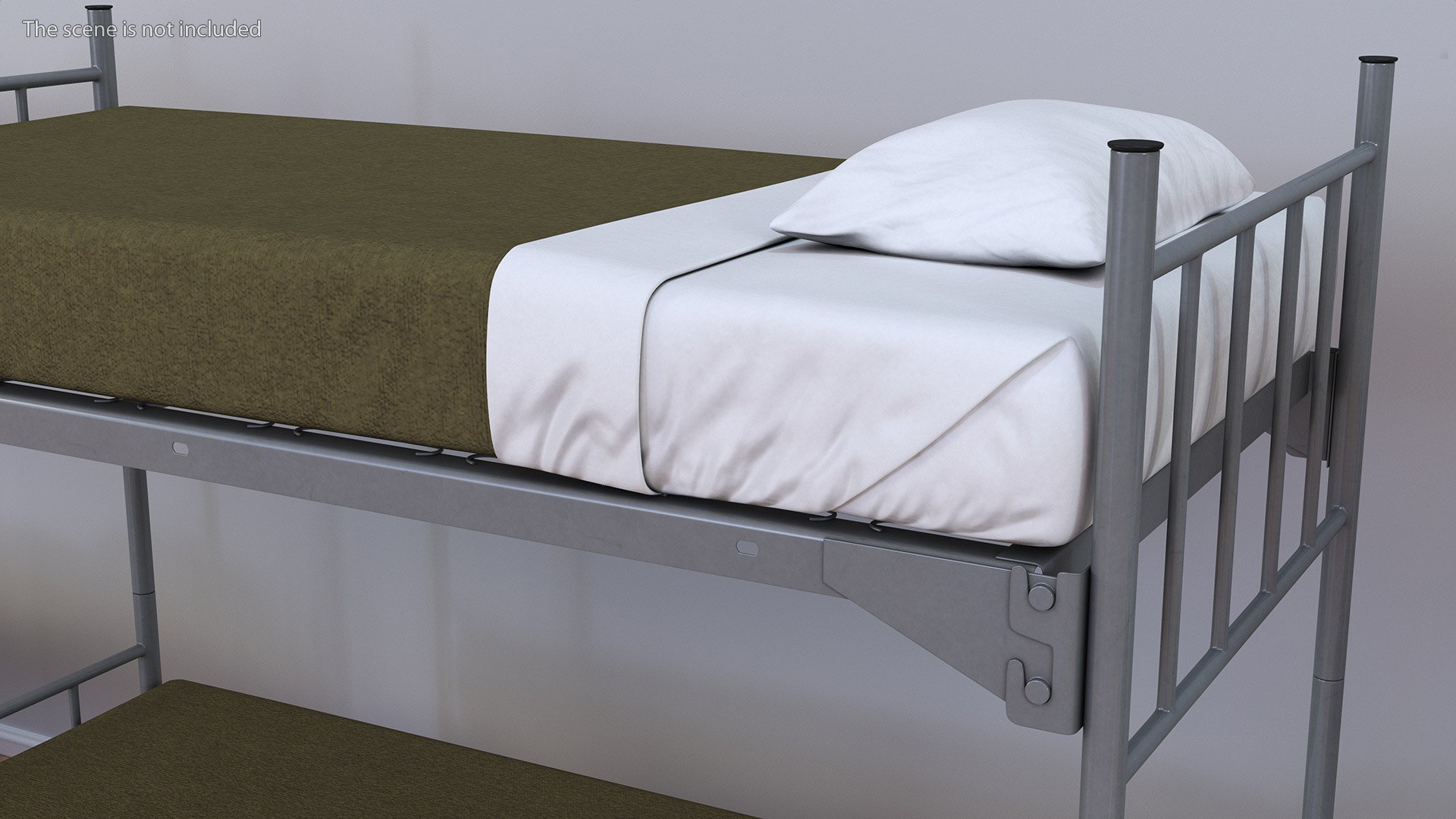 3D Model Army Bunk Bed New - TurboSquid 2078174