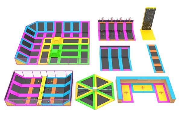 3D model Trampoline Park - TurboSquid 1724908