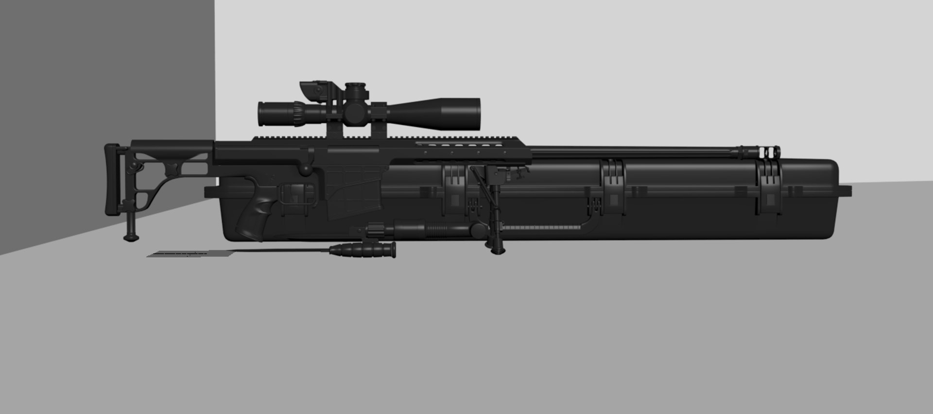 Sniper M98 3D Model - TurboSquid 2280416