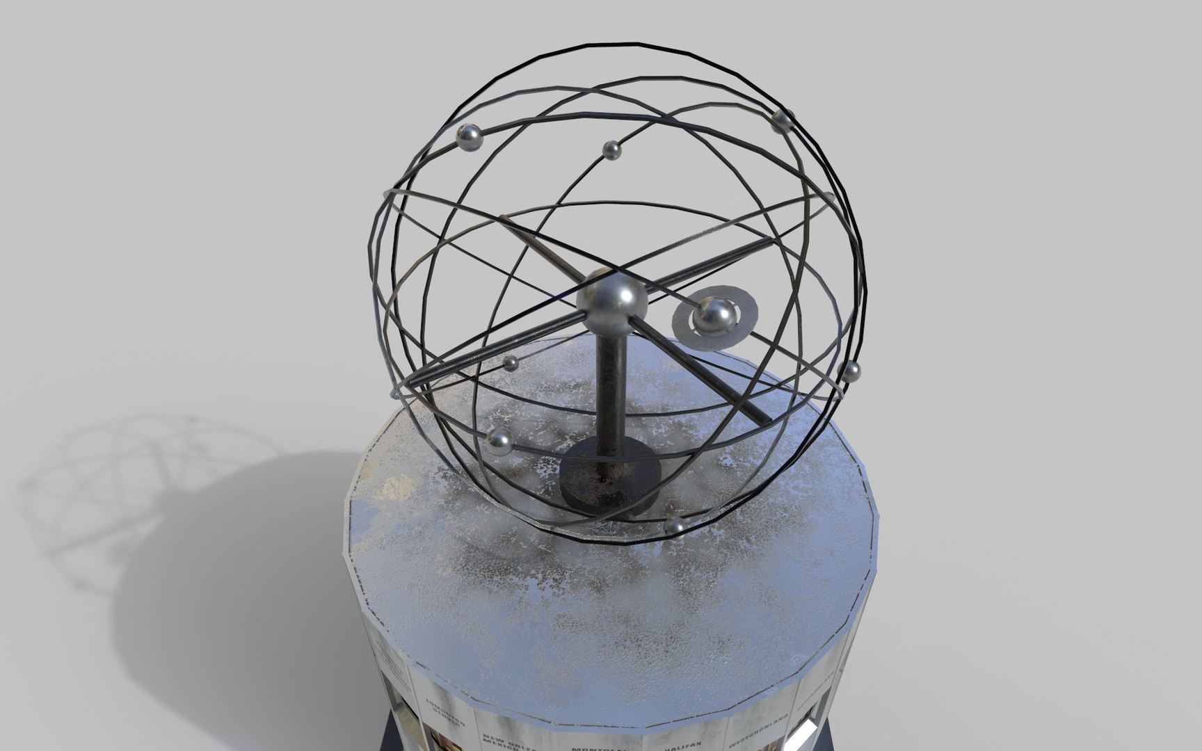 World Clock Berlin Alexander Platz 3D Model - TurboSquid 1737037