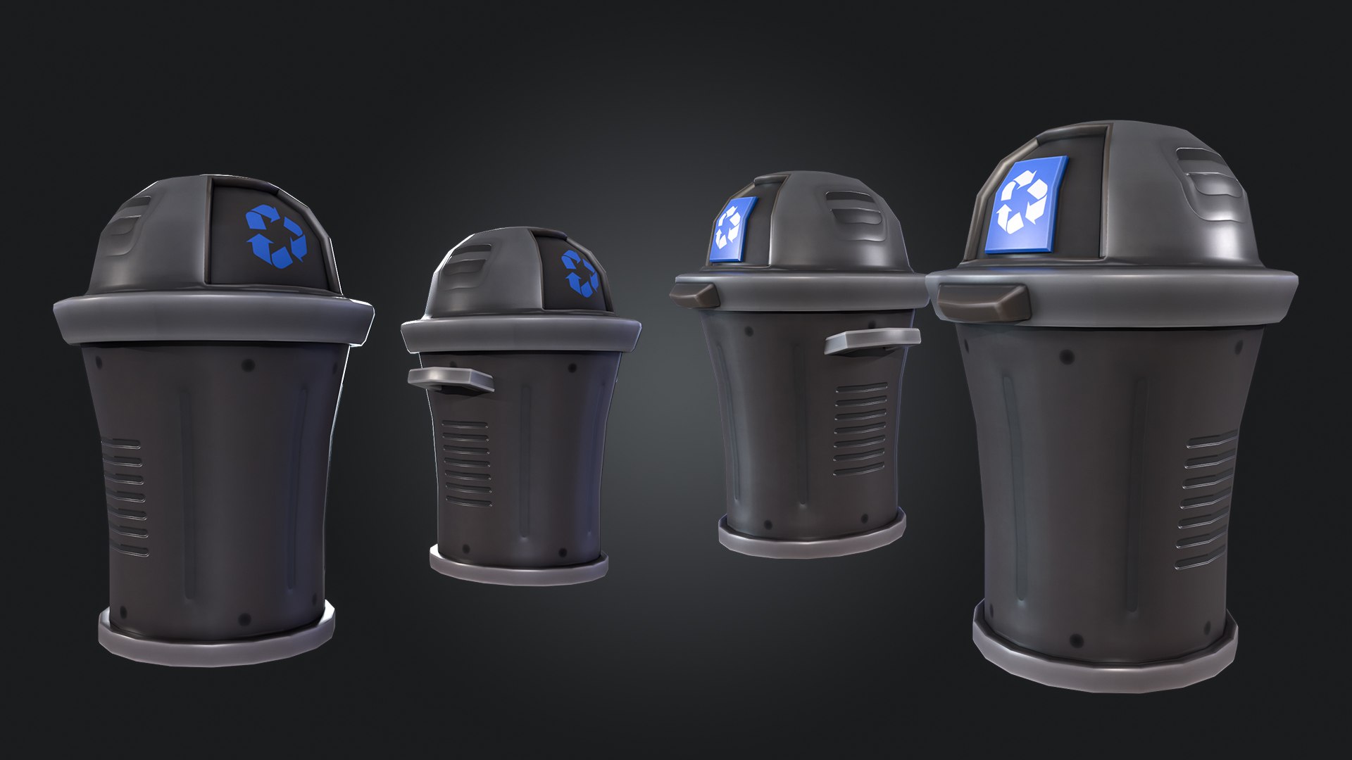 Trash Can 3D Model - TurboSquid 2174226