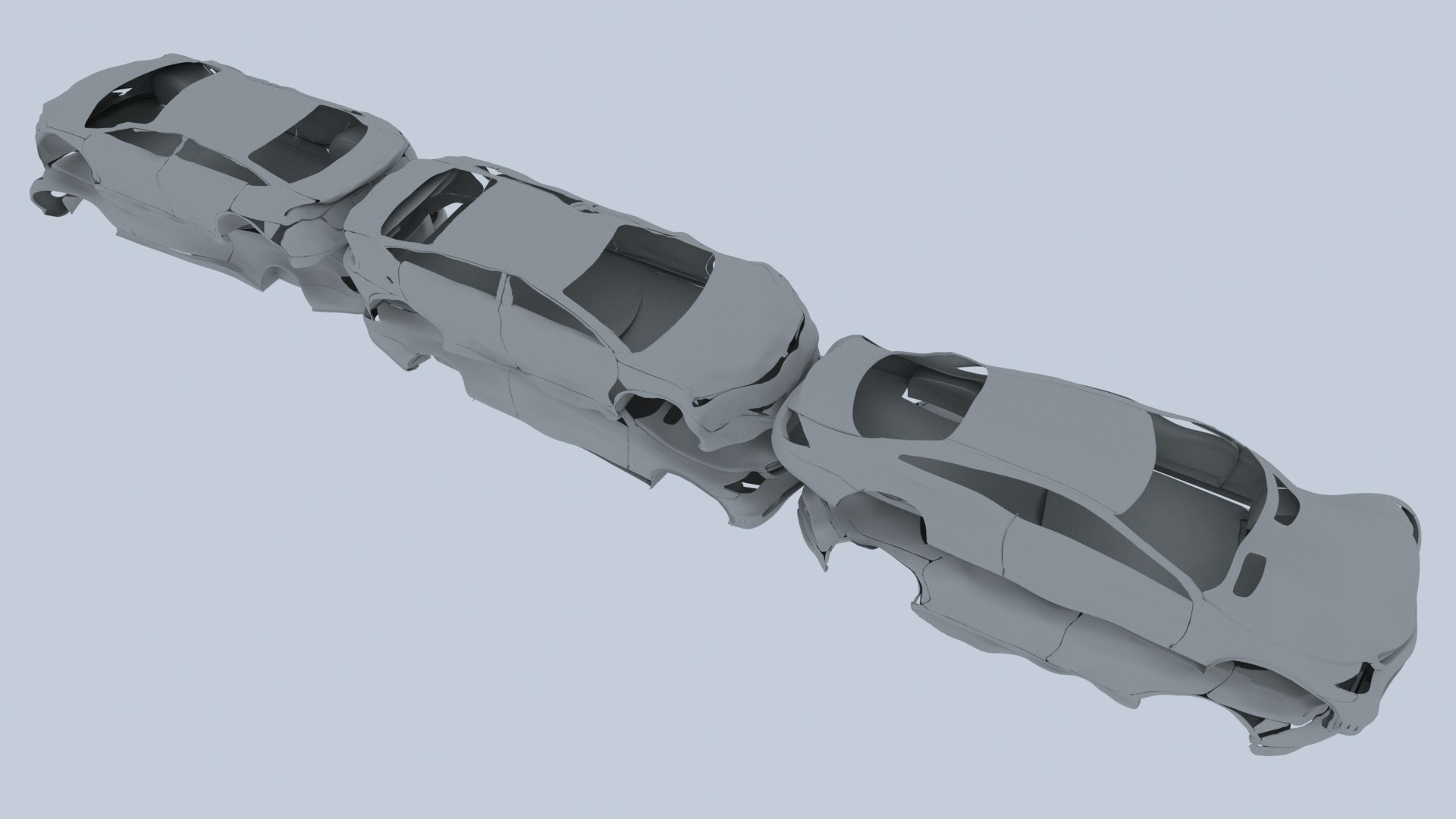 3D Destroyed Cars Vol 4 - TurboSquid 1964223