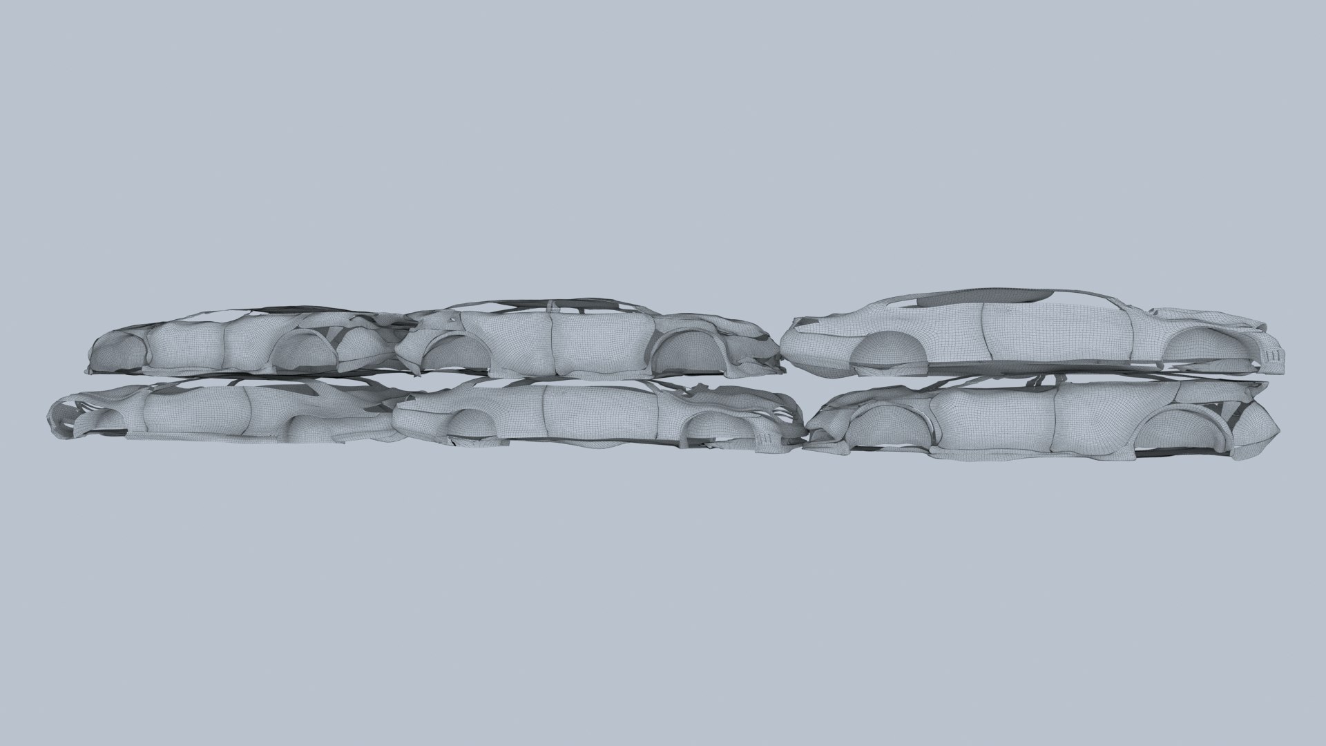 3D Destroyed Cars Vol 4 - TurboSquid 1964223