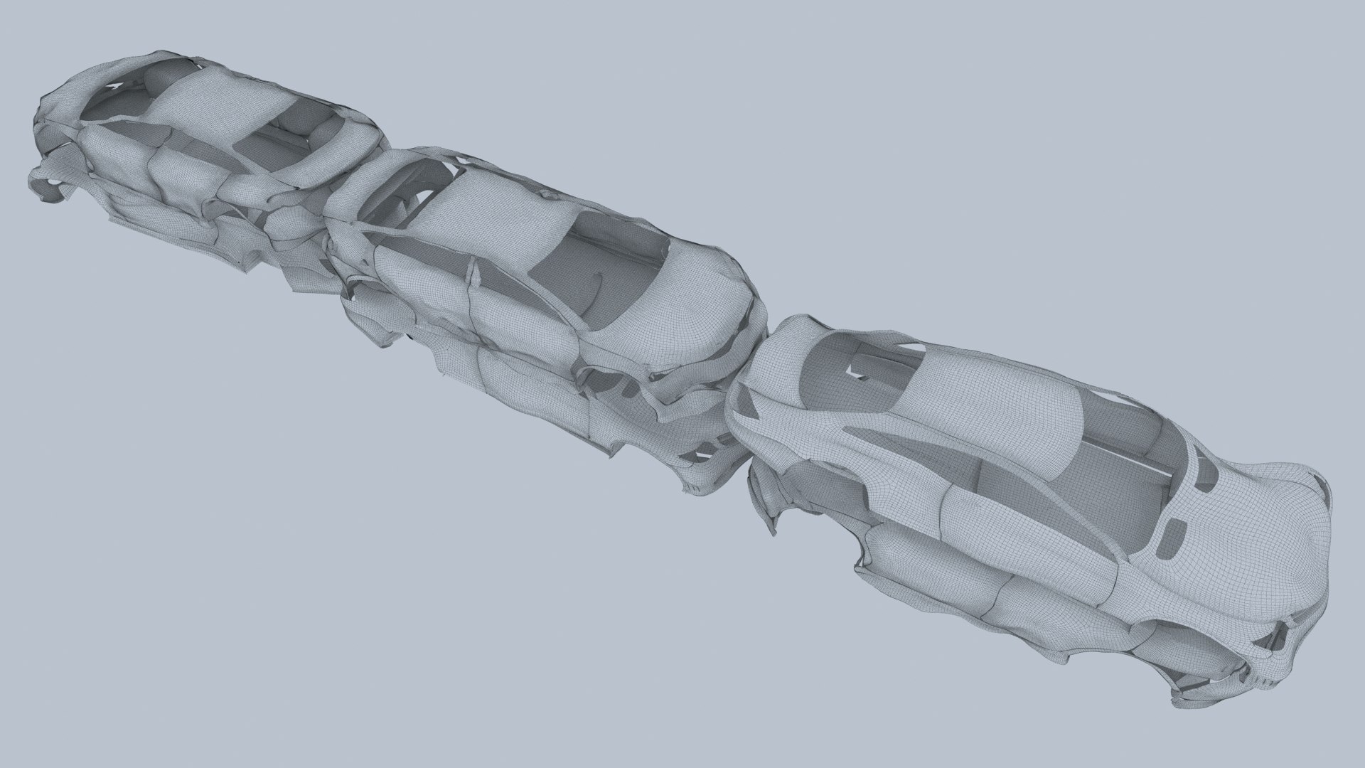 3D Destroyed Cars Vol 4 - TurboSquid 1964223