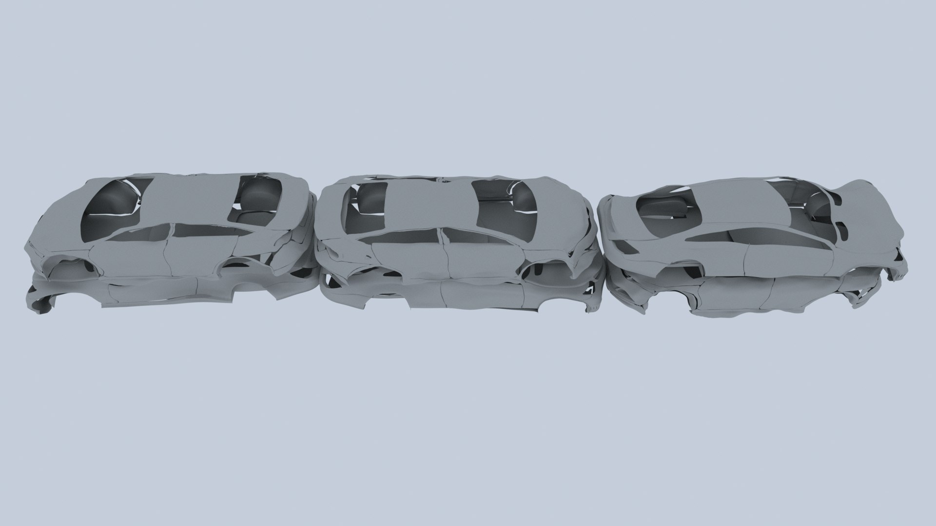 3D Destroyed Cars Vol 4 - TurboSquid 1964223