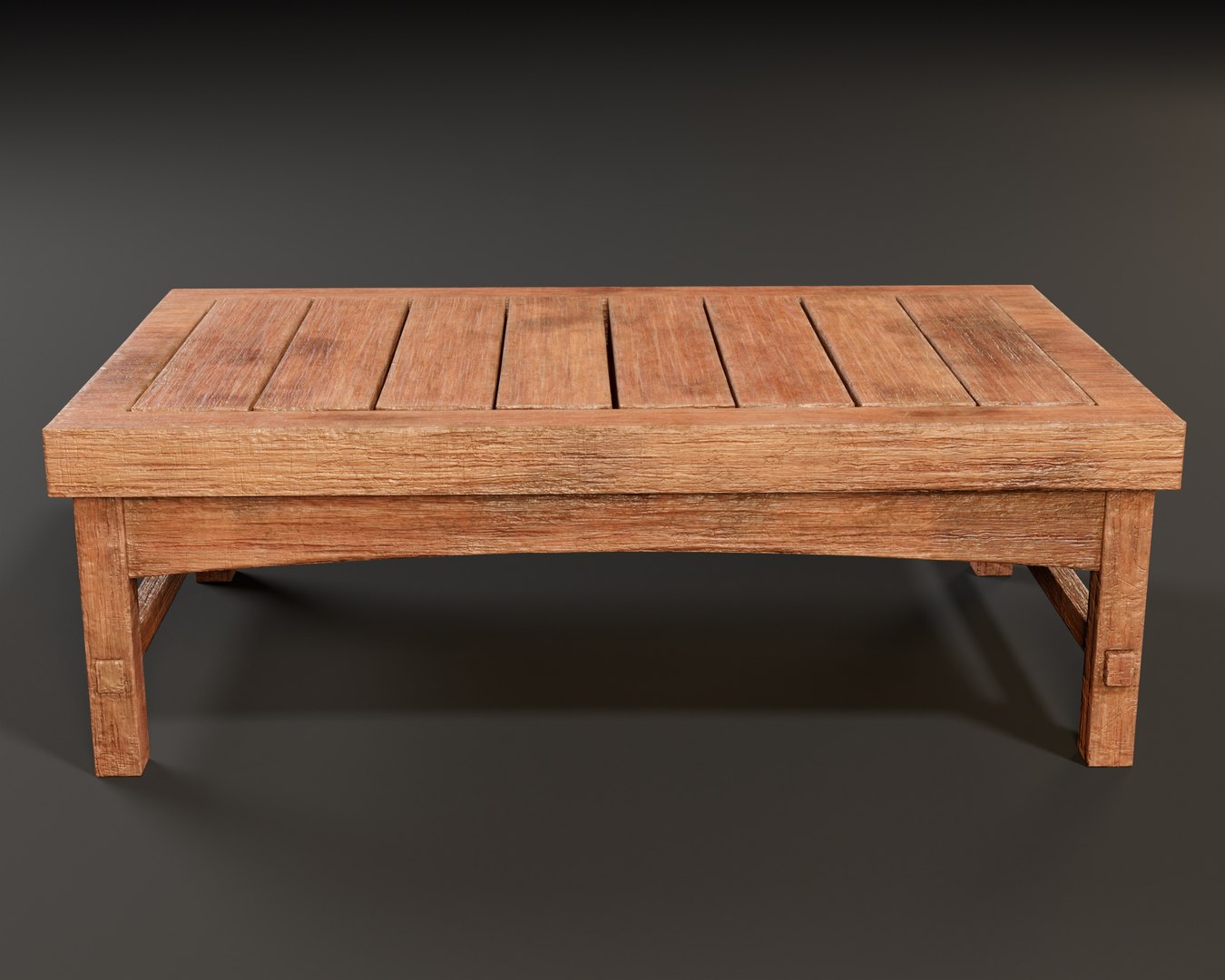 3D Model Japanese Plank End Table - TurboSquid 2357195