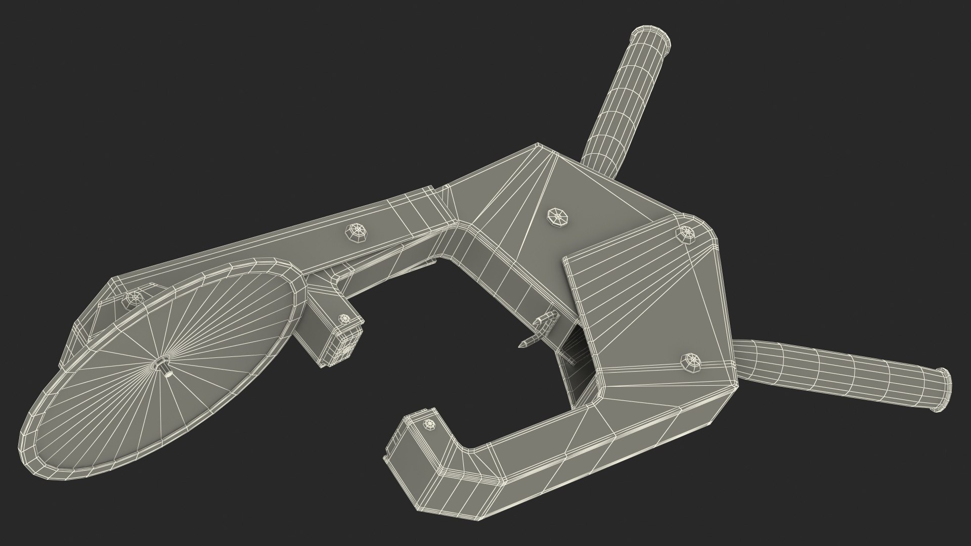 3D Anti Theft Claw Boot Model - TurboSquid 1607789