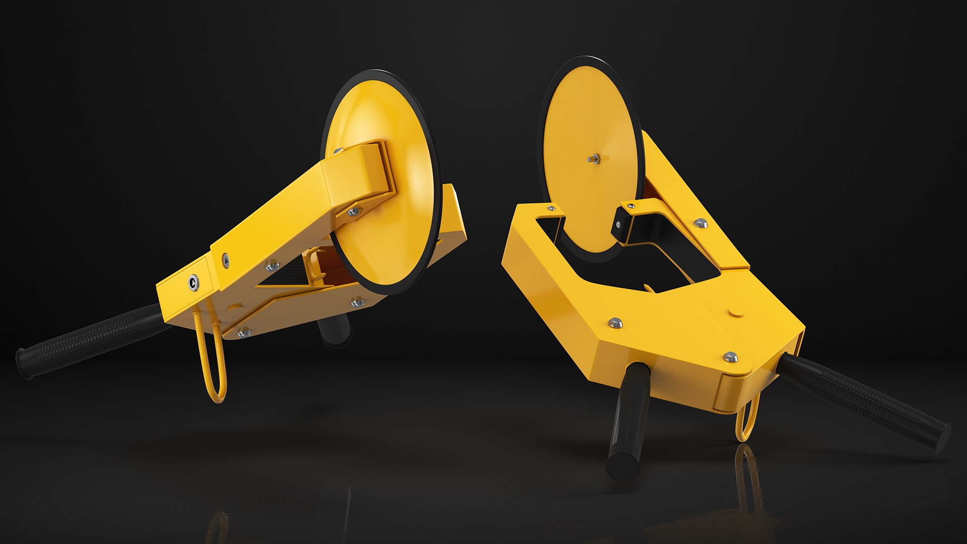 3D Anti Theft Claw Boot Model - TurboSquid 1607789