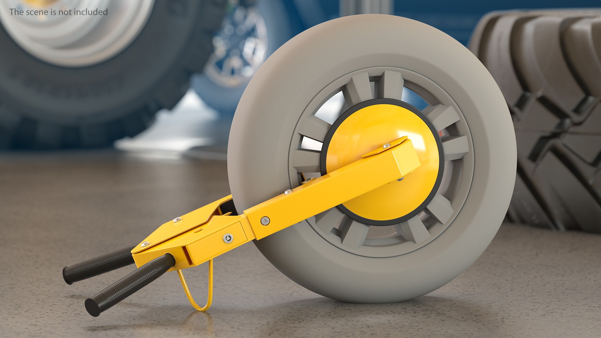 3D Anti Theft Claw Boot Model - TurboSquid 1607789