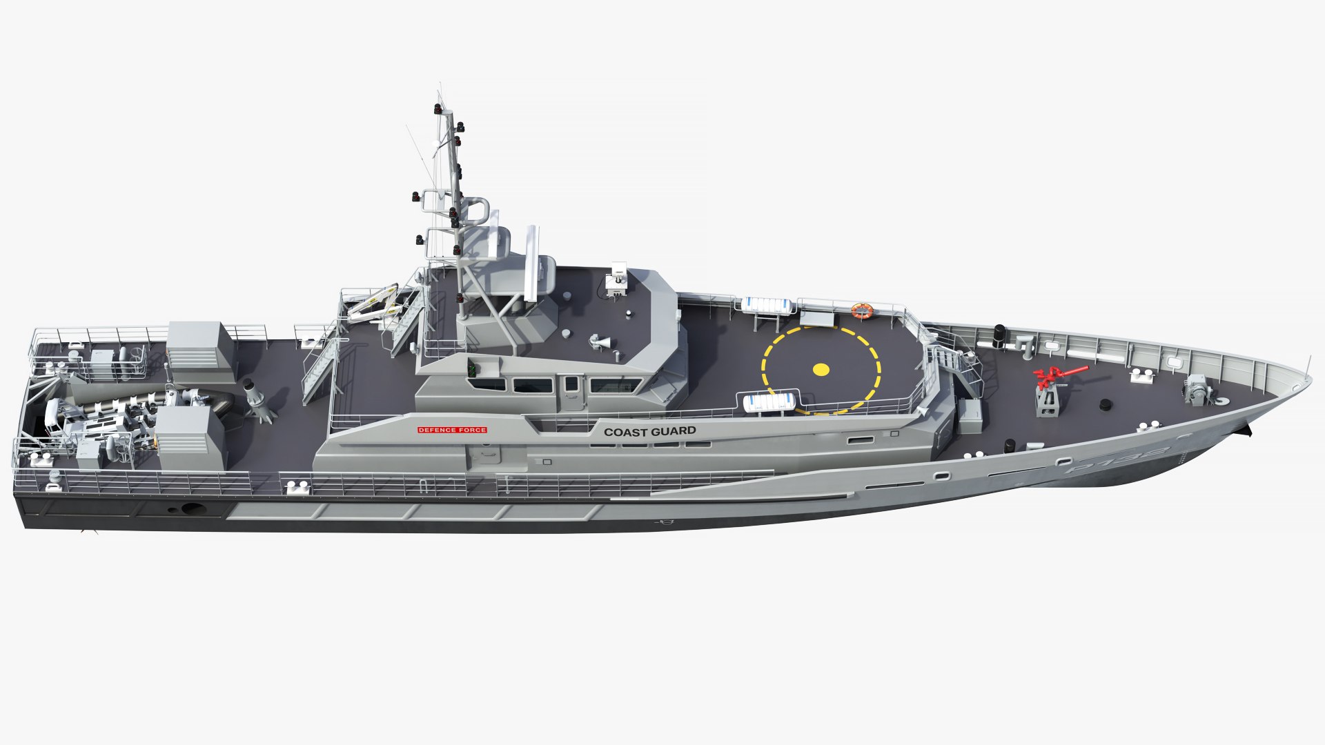 3D Patrol Vessel Generic Model - TurboSquid 2407773