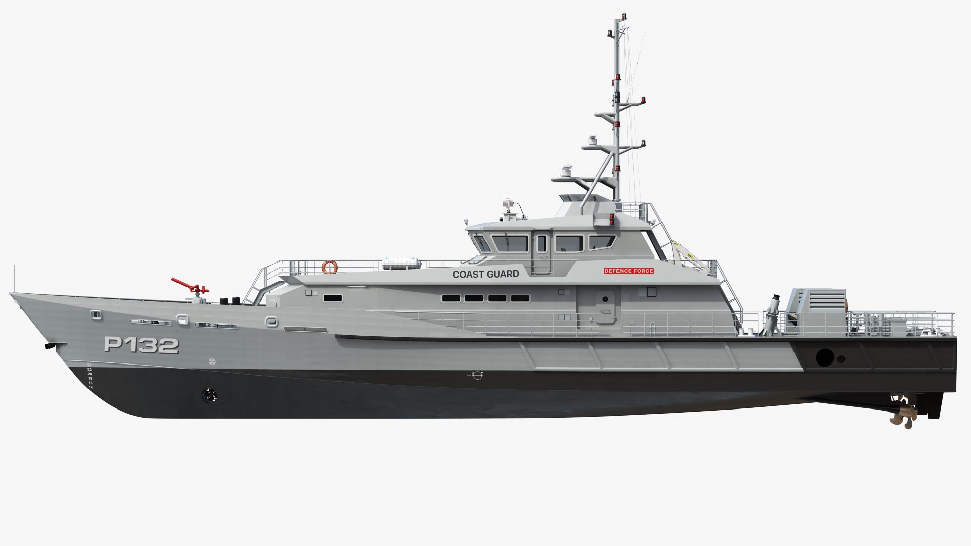 3D Patrol Vessel Generic Model - TurboSquid 2407773