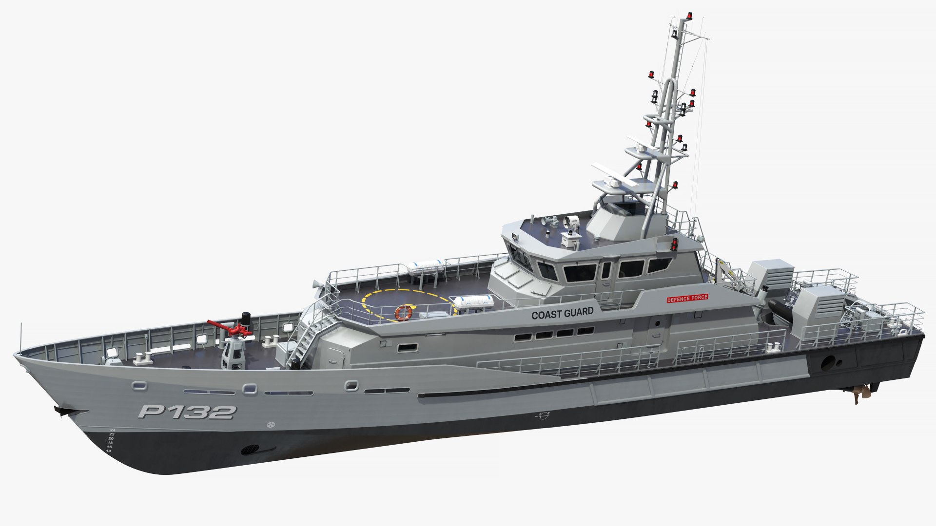 3D Patrol Vessel Generic Model - TurboSquid 2407773