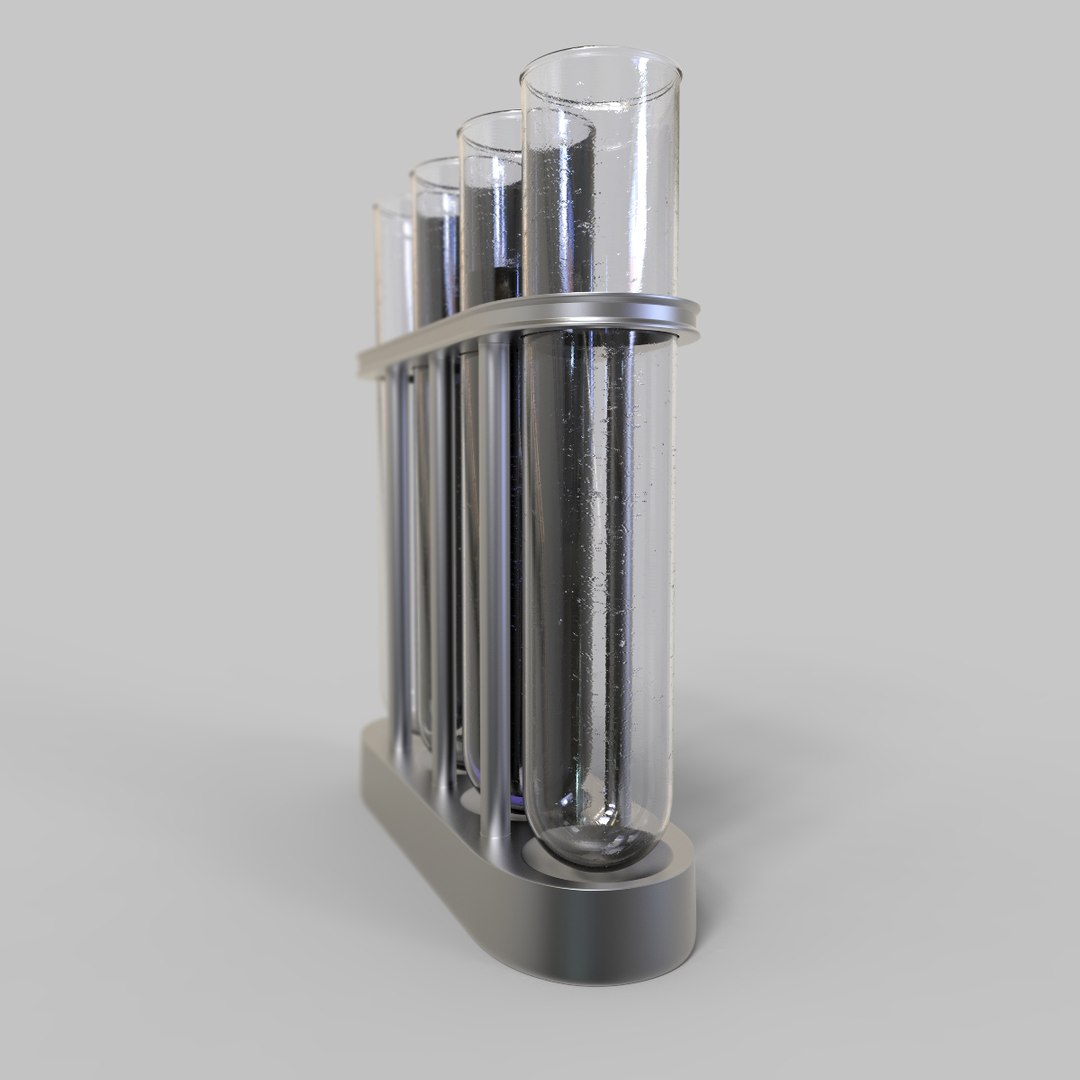 3d test tubes