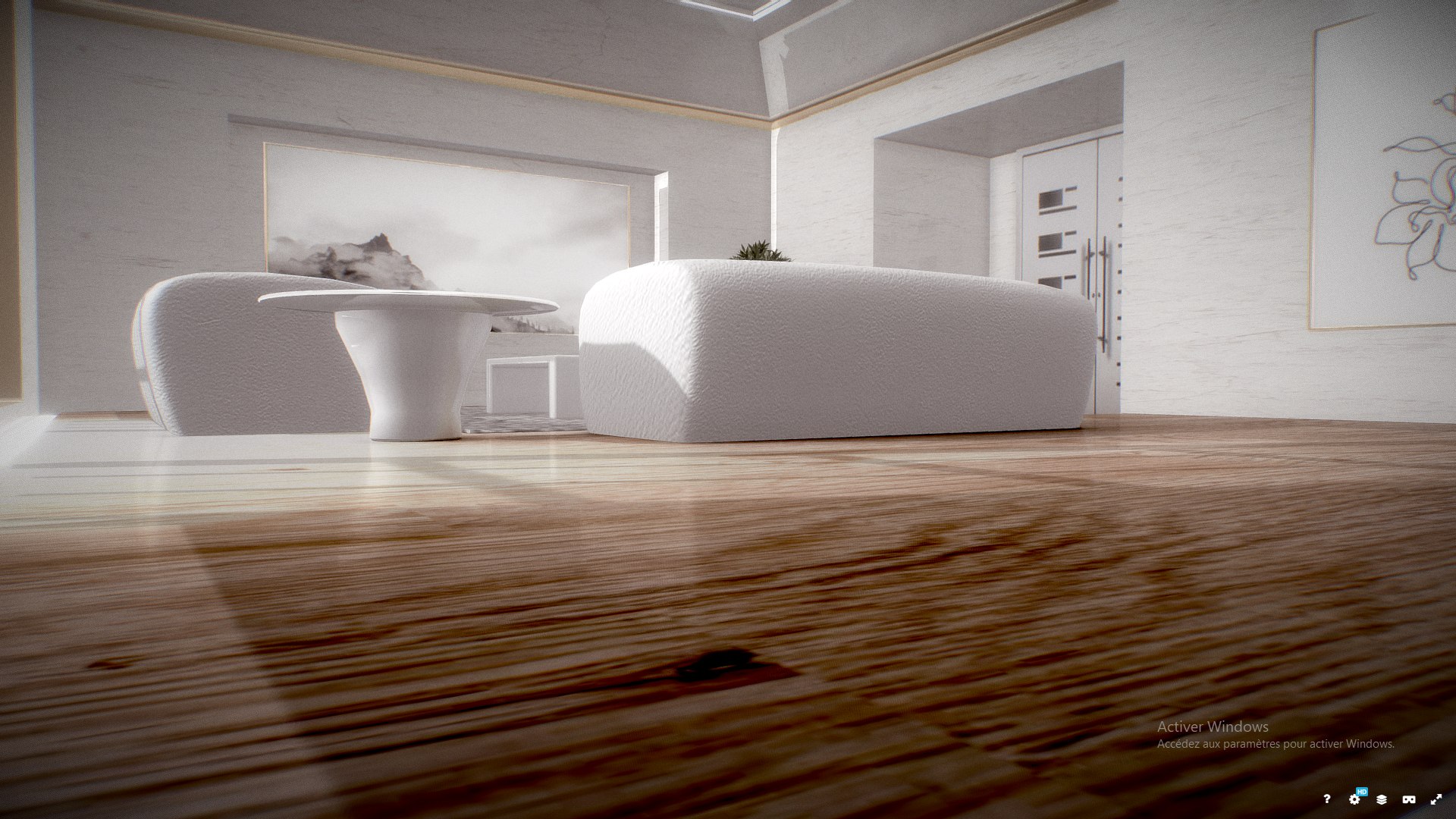 Simple Modern Living Room 3D model - TurboSquid 2060973