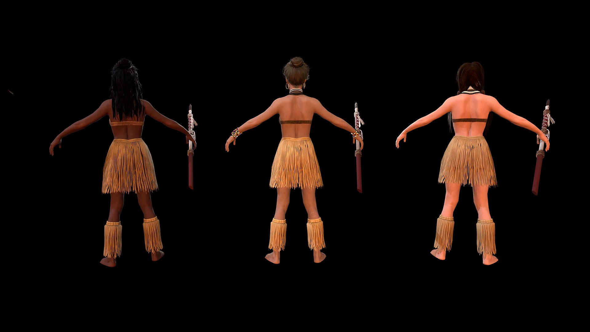 3D African Girl Model - TurboSquid 1873828